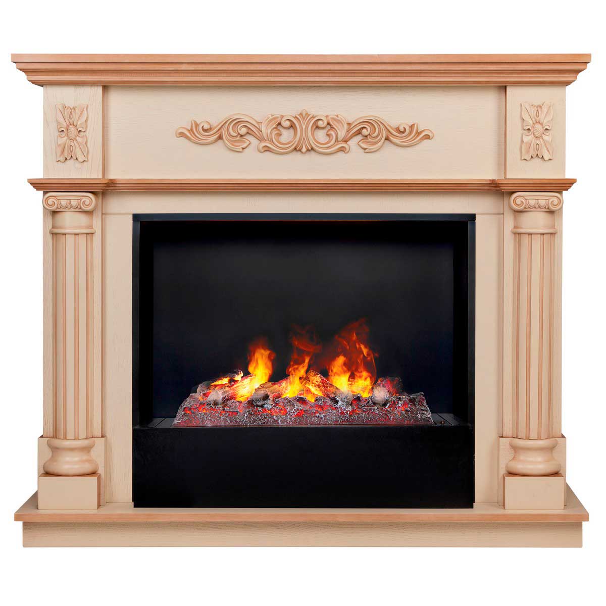 Электрокамин Realflame Silvia 26 WT-619B с очагом 3D Cassette 630 ...