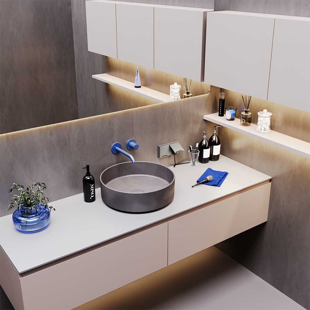 Розетка встраиваемая Voltum S70 с заземлением, защитными шторками и крышкой 16А, кашемир ...