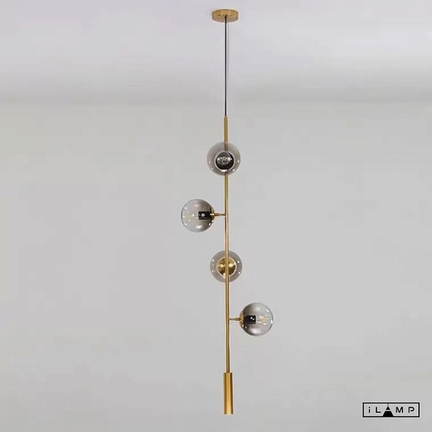 Подвесная люстра iLamp Artis 8149P/4A BR-SM ⚡ — купить с доставкой по ...